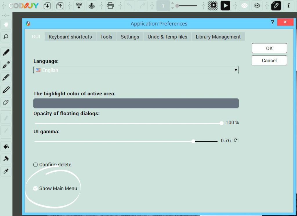 Change Layout & Re-activate Toolbars | CODIJY