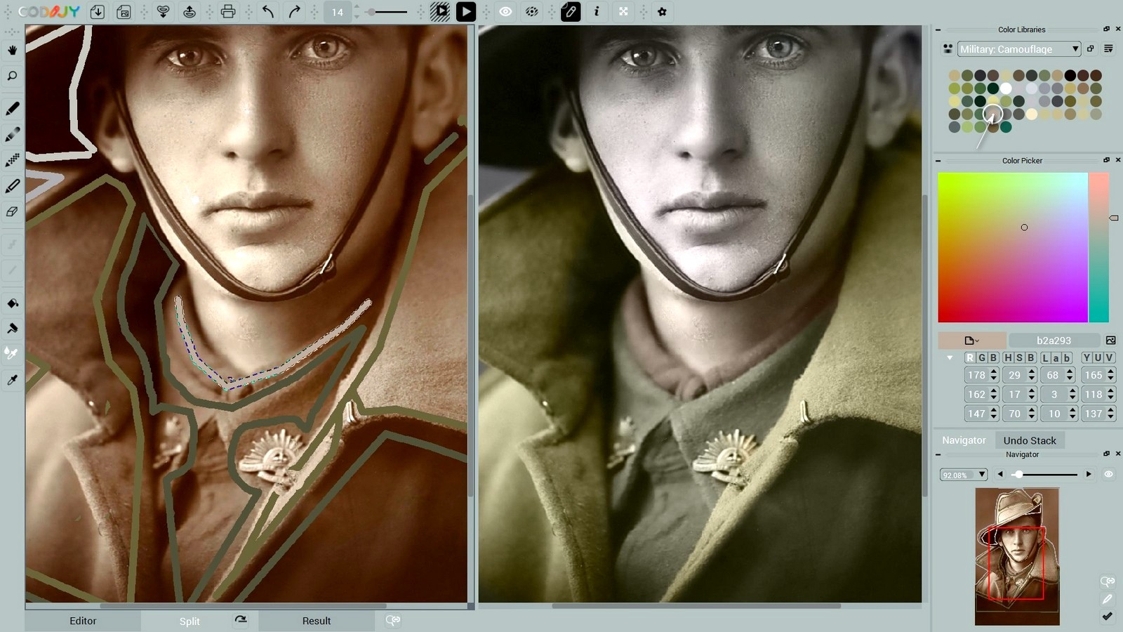 Australian Infantry Soldier - Colorization Masterclass | CODIJY