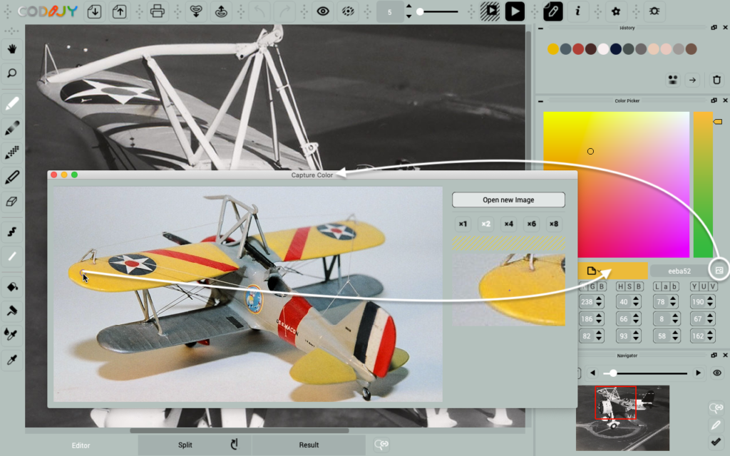 F9C-2 Sparrowhawk: Farben wiederherstellen | CODIJY