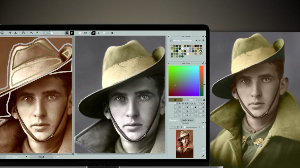 Australian Soldier: Restore Colors of the Uniforms | CODIJY